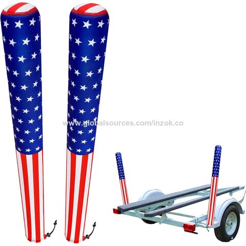 Boat Trailer Guide Pole Cover- Heavy Duty Neoprene Boat Trailer Capped ...