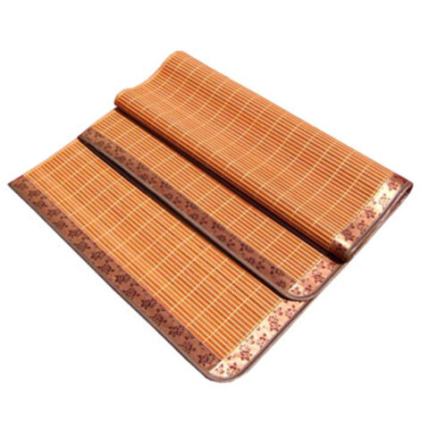 Collapsible Beach Mat Woven From Natural Straw, Offering Various ...