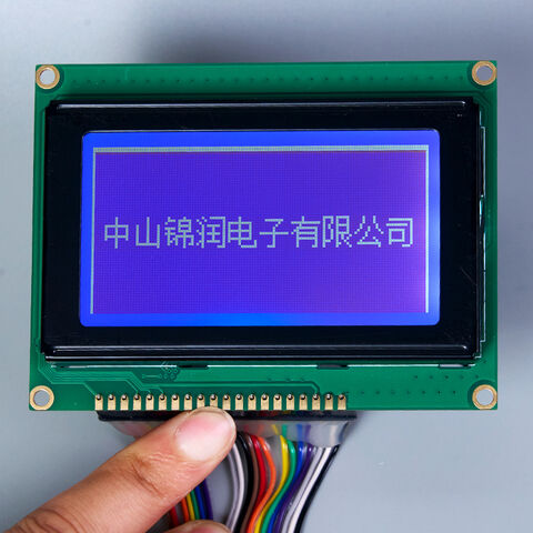 Oem 128x64 Dot Matrix Lcd Custom Graphic Display Module Industrial Mono ...