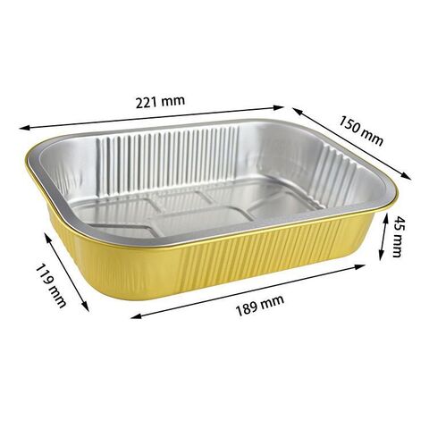 Free Sample Of Inflight Meal Box Aluminum Foil Airline Container ...