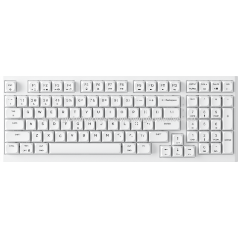 97-key 1800 Hot-swappable Wired Rgb Mechanical Gaming - China Wholesale ...