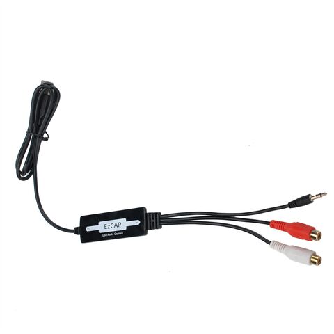 Usb 2.0 Digital Audio Capture Card For Windows And Mac Rca And 3.5mm ...