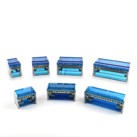 Electrical Panel Mount Bus Bar Screw Wire Connector Modular Unipolar ...