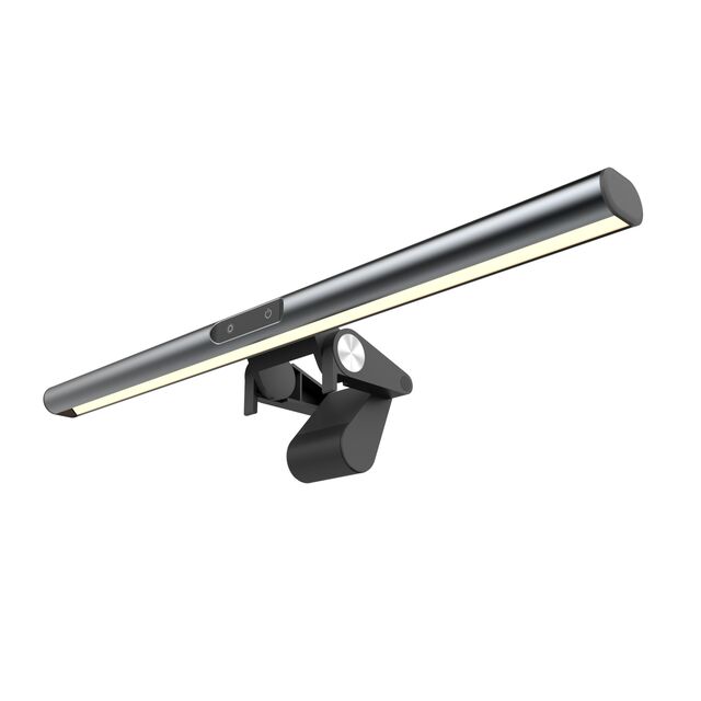 Brightness Adjustable Laptop Led Clip Lamp Touch Control Dimmable Eye ...