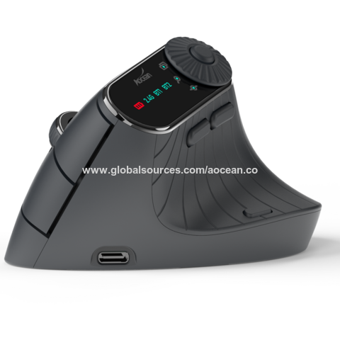 2400 Dpi Dual Mode Multifunction Wireless Office Ergonomic Mouse 500ma ...