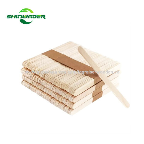 High Quality Eco-friendly Birch Wood Ice Cream Stick Customizable Logo ...
