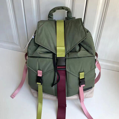 Bulk Buy China Wholesale Colorblock Nylon Travel Backpack With ...
