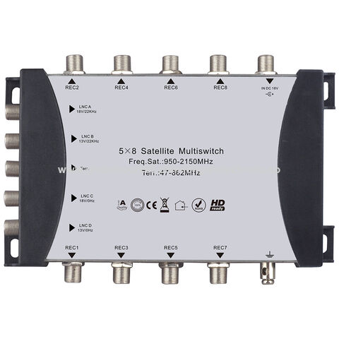 5 In 8 Output Stand Alone Satellite Multiswitch 5 Passion Hd Satellite ...