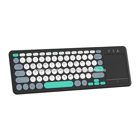 New Fashion Bluetooth Keyboard With Round Keycap Design And Touch Pad ...