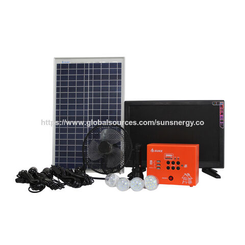 Portable Upgradeable Solar Shs Kits Inbuilt Lifepo4 15w 30w 60w Small ...