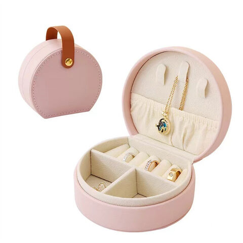 Detachable Handle Small Ring Earrings Studs Necklace Jewelry Case ...