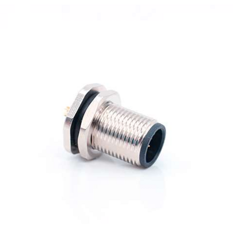 Factory Price M12 Waterproof Plug Connector Multi Pin Panel Mounting ...