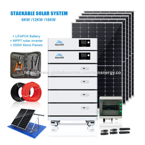 Excellent Stackable Batteries Power Station 12kw Solar Generator System ...