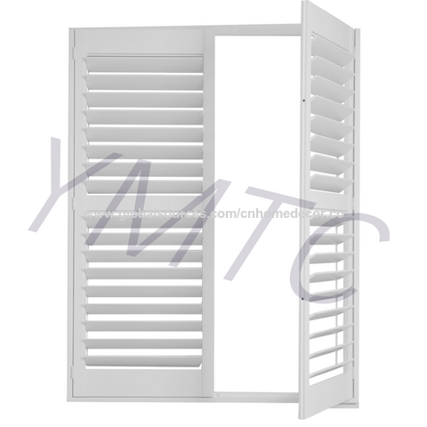 Wooden Window Shutters Inside Customized Horizontal Powder Coating ...
