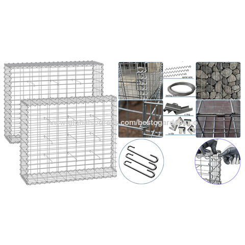 Heavy-duty Gabion Box Weld Modular Gabion Gabion Retaining Wall Garden ...