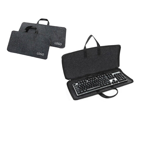 Portable 87/104/108 Key Mechanical Keyboard Storage Bag Felt Bag, Dark ...