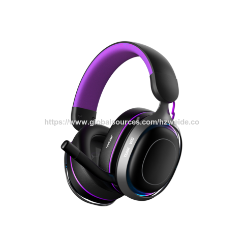 Led Odm / Oem Wireless Gaming Headset For Mobile & Pc, Low Latency, Hot ...