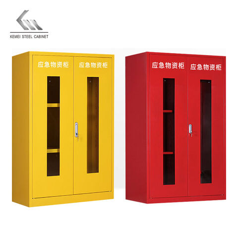 Steel Fire Cabinet Fire Fighting Tool Display Cabinet Fire Equipment ...