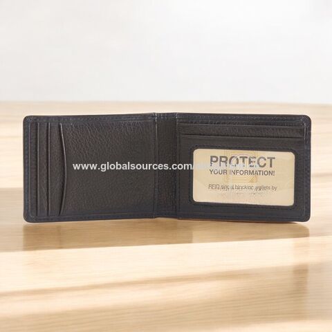 Rfid Magnetic Money Clip Wallet Custom Logo Short Rectangular Rfid ...