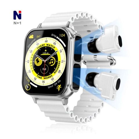 Verified Stk8321 Ultra Smart Watch With Tws Earbuds Ce Rohs Reloj ...