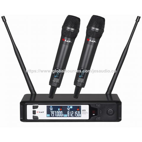 Latest Wireless Microphone Uhf Dual Channel Wireless Microphone System ...