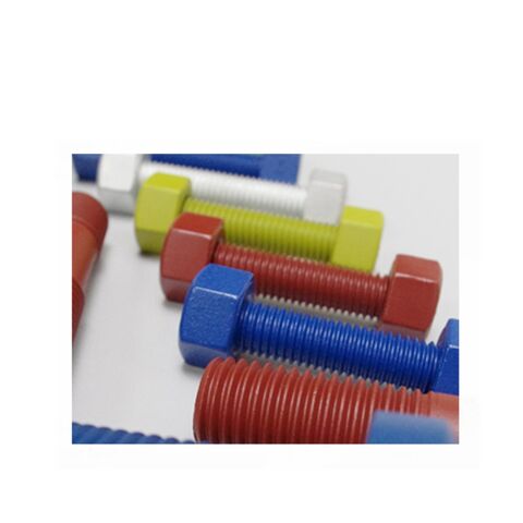 A193 B7 Stud Bolts Colored Zinc Nickel Ptfe Xylan 1070 1424 Astm A193 ...