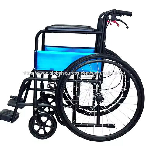 Customized Lightweight Comfortable Steel Manual Foldable Wheelchair For ...