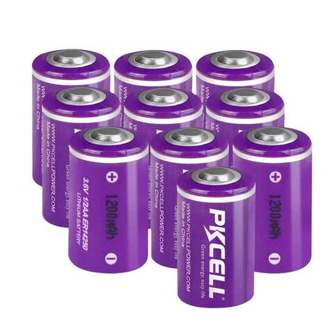 Er14250h Er14250m 1/2aa 3.6v Battery Er14250 Lithium Battery For Water ...