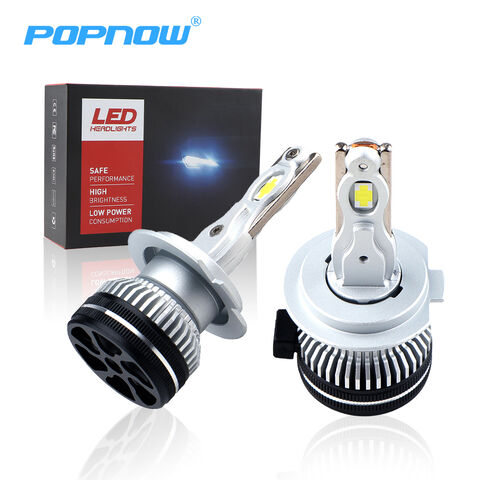 Factory Producer H4 H7 H11 Car Led Headlight Bulb Double Cooper Pipes ...