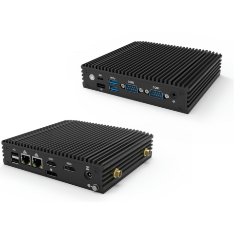 Industrial Fanless Mini Pc Ac8-v2-2c2l Celeron N100 Cpu Ddr4 Max 32gb Sata Ssd Triple Display 2 ...