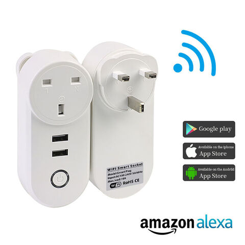 Ac100-240v 2.4ghz Smart Wifi Relay Sockets Uk Version Support Amazon ...