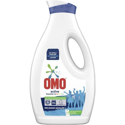 Omo Liquid Active Cold Power Laundry Detergent For Whites And Colors ...