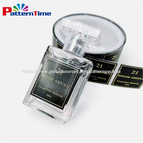 Custom Printing Vinyl Logo Cosmetic Perfume Bottle Packaging Labels ...