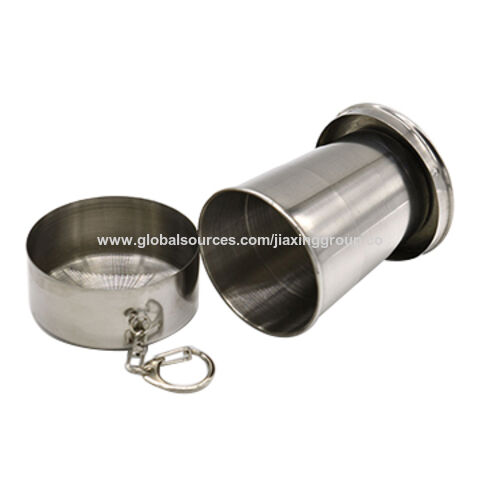 Stainless Steel Folding Cup For Outdoor Use, Stainless Steel Folding ...