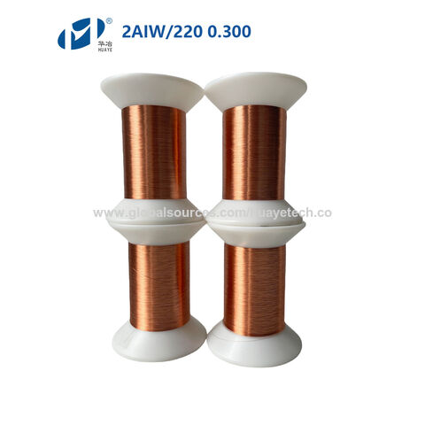 2aiw/220 0.300 Self-bonding Solderable Polyurethane Enameled Copper ...