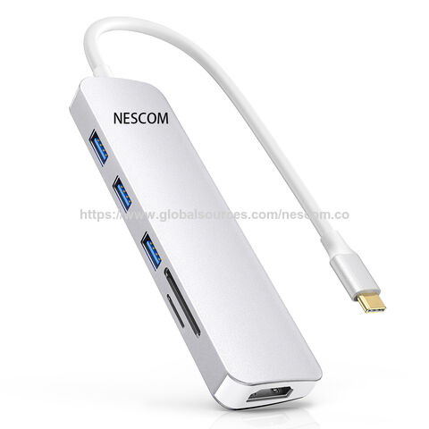 Aluminum Shell Usb C Hub .usb C Hub To 6 In 1 Usb C Hub With Hdmi For ...