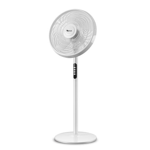 16 Inch 5 Blade Oscillating Plastic Household Stand Fan, Plastic Fan ...