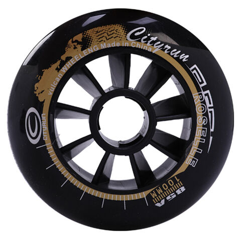 Factory Wholesale Pu Wheels Roller Racing Skates Wheel Double Hardness ...