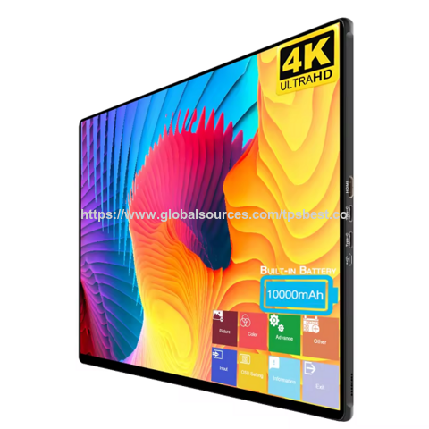 Support Oem Built In Battery 10000 Mah 4k 15.6 Inch Portable Touch ...