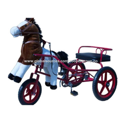 Oem Welcome Small Pony Two Person Kid Pedal Cart Three Wheel Bicycle ...