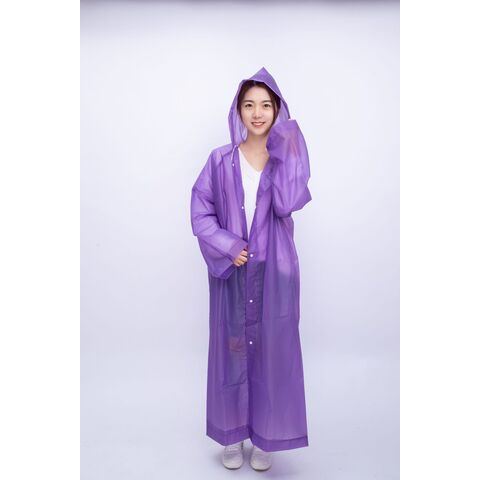 Peva Rain Season Products Outdoor Hiking Adult Non-disposable Ponchos ...
