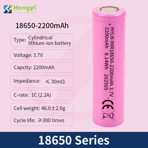 Factory Price 18650-1800/2200mah 3.7v Cell Battery Pack Wholesale Long ...