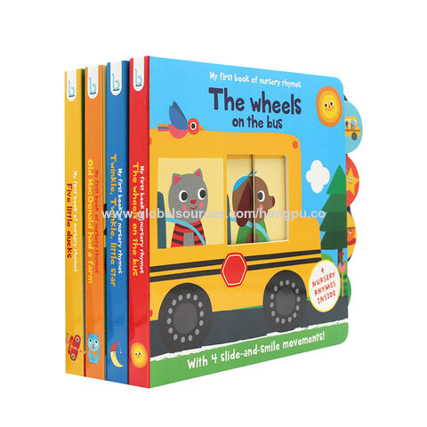 Customized Colorful Printing Kid Educational Board Books Lift The Flap ...