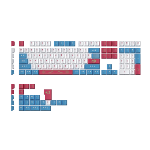Wholesales High Back Mechanical Keycap English Layout Ansi And Iso ...
