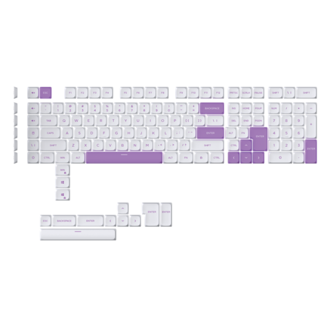 High Back Double Shoot Injection Molding Keyboard Key Caps For Gaming ...