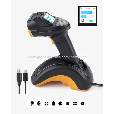Compre Bluetooth Inalámbrico 2d®5,3 Barcode Scanner Con Pantalla Táctil ...