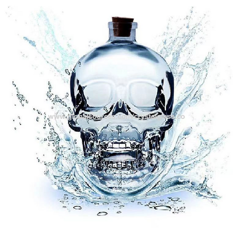 Special Design 100ml 180ml 750ml Skull Shape Whisky Tequila Vodka Glass ...