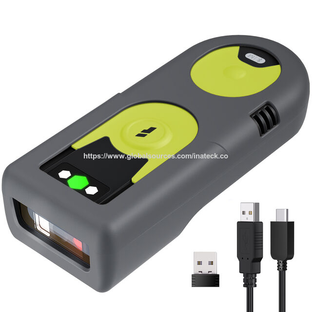 2d Bluetooth® 5.0 Portable Barcode Scanner With 40m Transmission Range ...