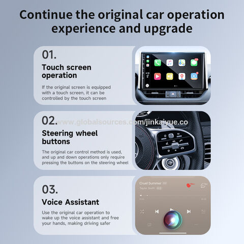 High-quality Oem Odm Carplay Adapter White Black Wireless Freedom For ...