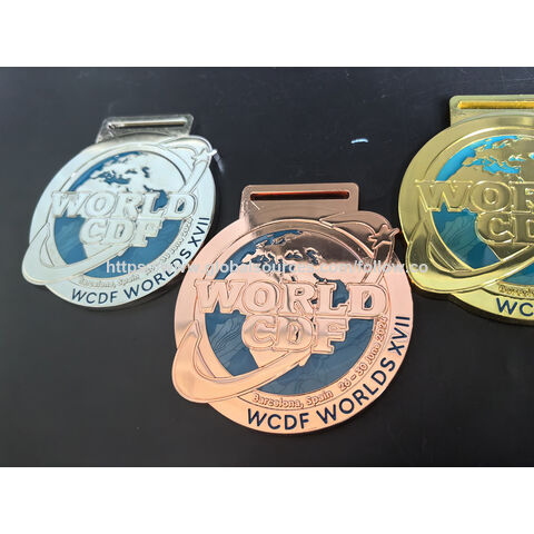 Oem Factory Price. Shiny Gold. Nickel. Copper Medal For World Cdf Medal ...
